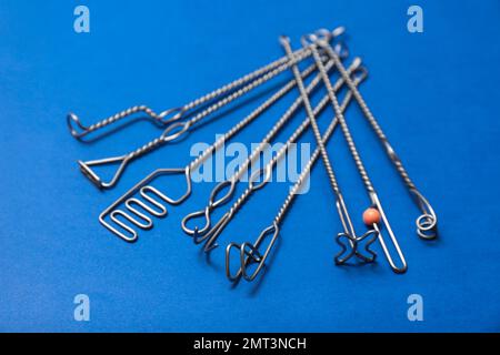 Set of logopedic probes for speech therapy on white background Stock ...