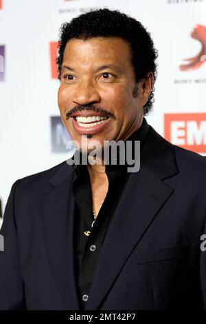 Singer Lionel Ritchie arrives at the NARM 2012 Music Biz Awards held at ...