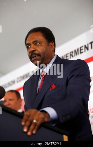 World Wide Technology co-founder and chairman David Steward speaks ...