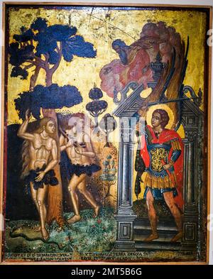 A tempera painting on panel from 15th-century Venice depicting Christ ...