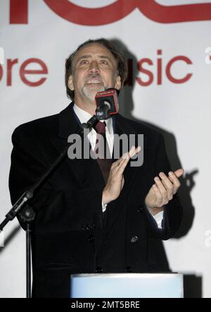 Actor Nicholas Cage switches the festive switch at the Bath Christmas ...