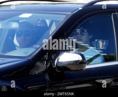 EXCLUSIVE!! Noah Becker is seen here driving his dad, Boris Becker, for ...