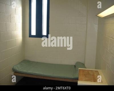 This is a permanent isolation cell inside the Clark County Detention ...