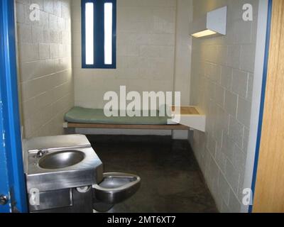 This is a permanent isolation cell inside the Clark County Detention ...