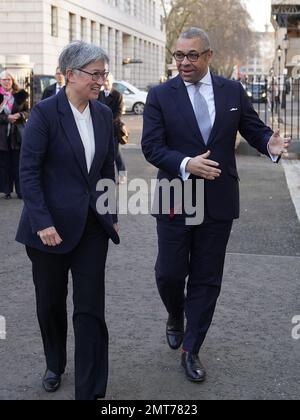 Foreign Secretary James Cleverly and Australian Minister for Foreign ...