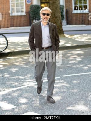 Oscar winner Christoph Waltz strolls through London's Mayfair. Walz won ...