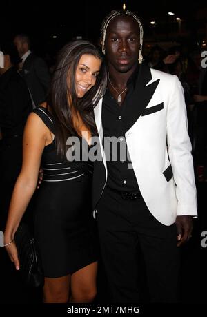 Bacary Sagna at Ozwald Boateng's fashion show spectacular closing ...