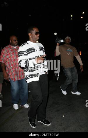 P Diddy hangs out and signs autographs at Crown Bar, Los Angeles, CA, 6 ...