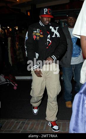Sean P Diddy Combs tries to keep incognito as he shops at The Grove ...