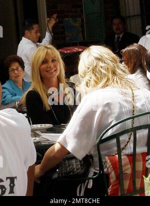 Pamela Bach and her daughter, Hayley, dine at The Ivy on Mother's Day ...