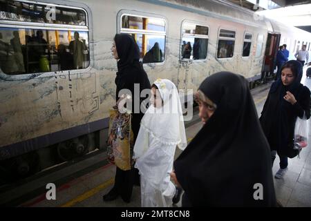 Tehran Central Railway Station in Tehran Iran Stock Photo - Alamy