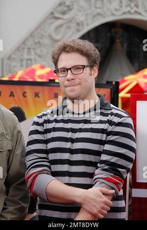 Seth Rogan at the premiere of "Kung Fu Panda 2" at Grauman's Chinese ...
