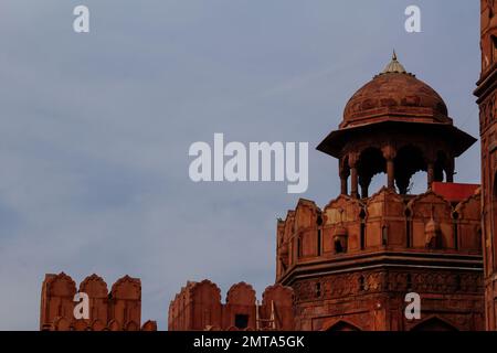 An aerial view of Red Fort Lal Qila in Delhi Stock Photo - Alamy