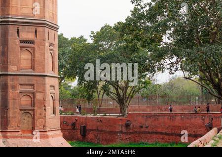 An aerial view of Red Fort Lal Qila in Delhi Stock Photo - Alamy