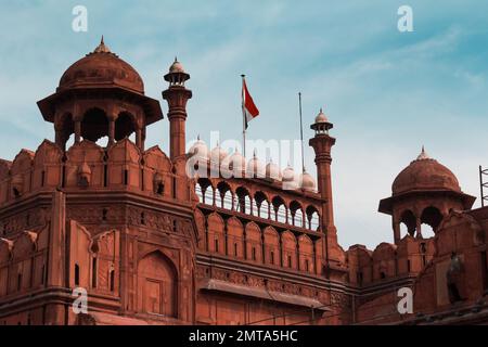 An aerial view of Red Fort Lal Qila in Delhi Stock Photo - Alamy