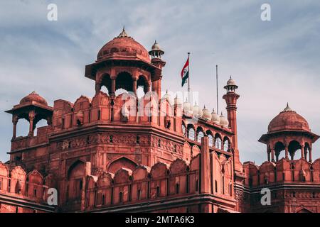 An aerial view of Red Fort Lal Qila in Delhi Stock Photo - Alamy
