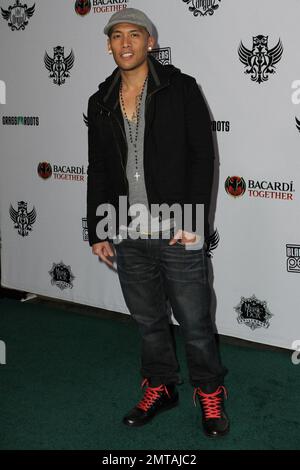 Mykal Anthony Bean arrives at the seventh annual Black Eyed Peas Peapod ...