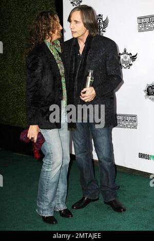 Jackson Browne and Dianna Cohen arrive at the seventh annual Black Eyed ...