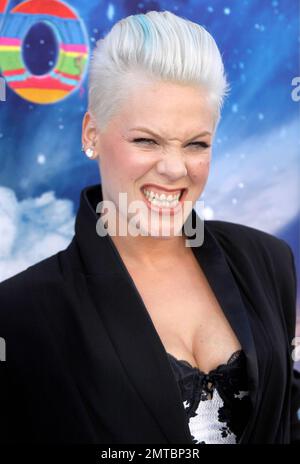 Singer/actress Alecia Moore aka Pink at the Los Angeles premiere of ...