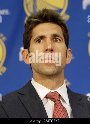 Golden State Warriors general manager Mike Dunleavy Jr. during a draft ...