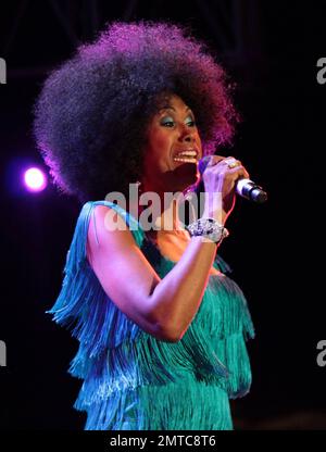 C Ruth Pointer of 'The Pointer Sisters' performs during the Essence ...