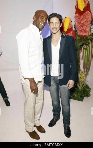 Designer to the stars Preston Bailey with Nick Adams (Guys and Dolls ...