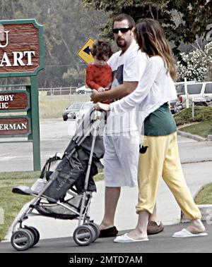 Adam Sandler spends day with his wife Jackie and their daughters Sunny ...