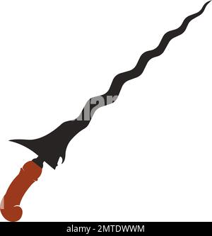 keris vector icon, a traditional weapon originating from Indonesia Stock Vector Image & Art - Alamy