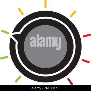 Regulator Icon. Tuner, Switcher Symbol vector illustration design Stock ...
