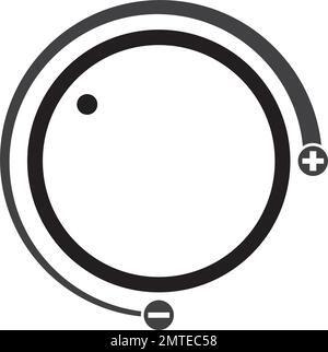 speedometer line icon, outline symbol, vector illustration, concept ...