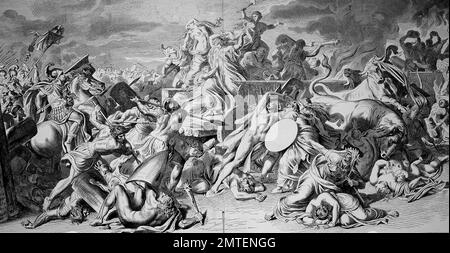The Battle of Vercellae, or Battle of the Raudine Plain, in 101 BC was ...