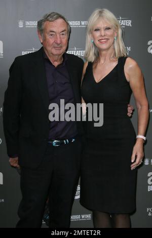Nick Mason of Pink Floyd with his wife Annette Stock Photo - Alamy