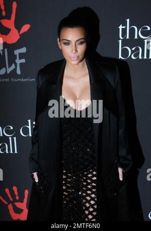 Kim Kardashian attending the 1st Annual Diamond Ball benefitting the ...