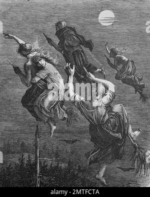 The Witches' Ride Stock Photo - Alamy