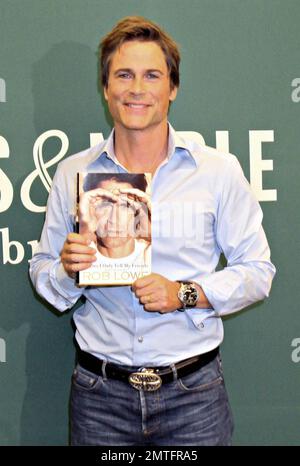 Rob Lowe at a book signing for his new autobiography "Stories I Only ...