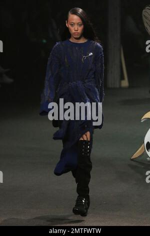 Models walk down the runway at the MADE Fashion Festival "Opening ...