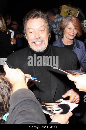 The original Frankenfurter, actor Tim Curry signs autographs outside ...