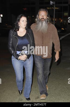 EXCLUSIVE!! Record producer Rick Rubin arrives at the Creed concert at ...