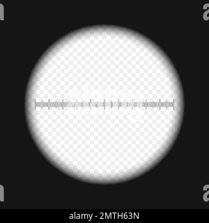 Monocular, telescope, periscope view with transparent background field ...