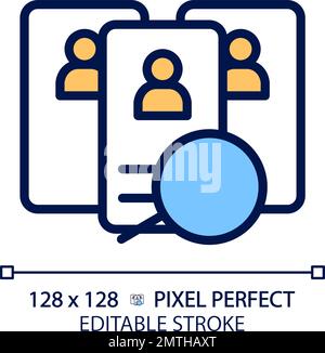 CV pixel perfect RGB color icon Stock Vector Image & Art - Alamy