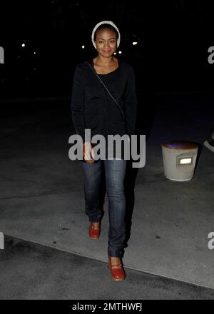 Tatiana Ali arrives to the Sade concert held at the Staples Center in ...