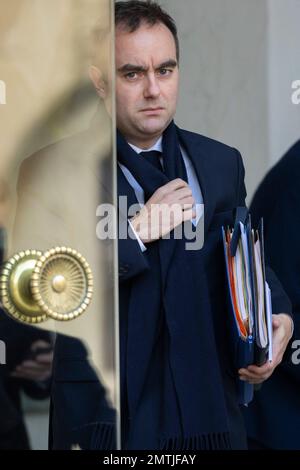Army Minister Sebastien Le Cornu after the weekly cabinet meeting in ...