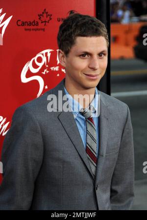 Actor Michael Cera arrives at the "Scott Pilgrim vs the World" Premiere ...