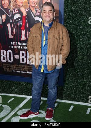 Patton Oswalt arrives at the 80 FOR BRADY Los Angeles Premiere held at ...