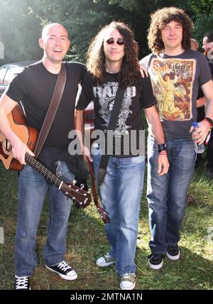 Andy Robbins of the UK hard rock band Skin performs live during the ...