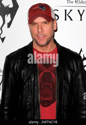 Comedian Dane Cook at the official launch party for the new video game ...