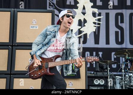 Christopher Linck of Attila performs at Rock On The Range Music ...