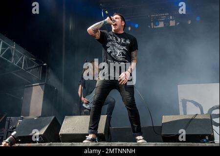 Joe Cotela of Ded performs at Rock On The Range Music Festival on ...