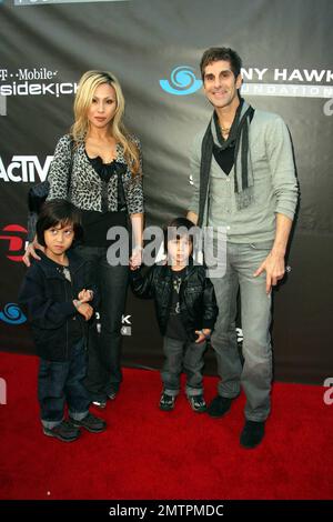 Perry Farrell with his wife Etty Lau Farrell attend the Jennifer Lopez ...