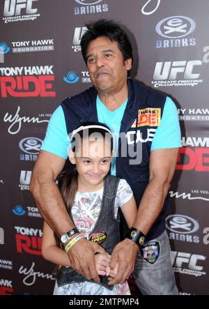 Erik Estrada and his daughter Francesca at Stand Up For Skateparks at ...